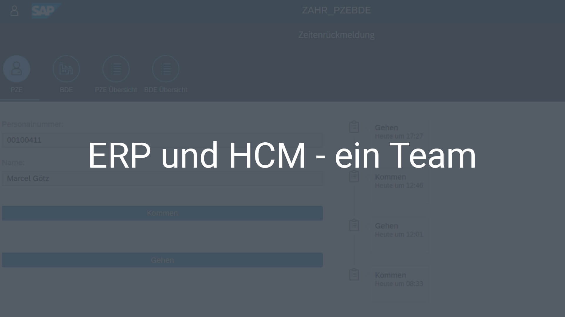 SAP ERP und SAP HCM im Zusammenspiel - für eine bessere ...